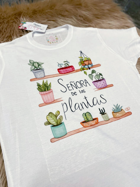 PLAYERA SEÑORA PLANTAS – douxmodayhogar